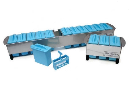 Fisher Scientific STAINING STATION, 12PLACE W/S/STL BASE PLAS DISH LID ...