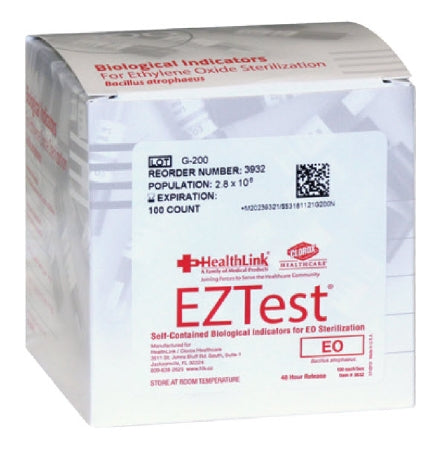 EZTest - Sterilization Biological Indicator Vial EO Gas - 3931 ...