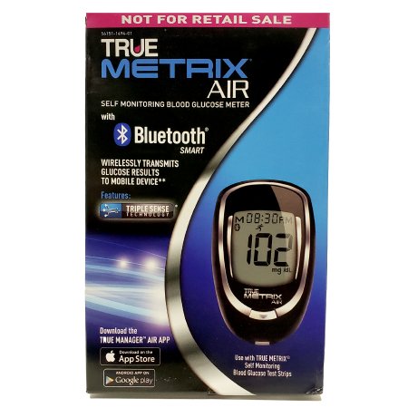 True Metrix AIR BlueTooth - Blood Glucose Meter 4 Second Results Store ...
