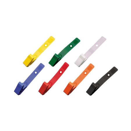 MR Safe - ID Badge Clips All-plastic construction holds both vertical ...
