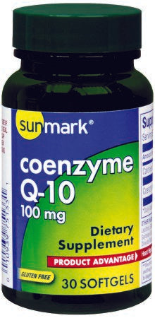 McKesson sunmark Vitamin Supplement Coenzyme Q-10 100 mg Strength Soft ...