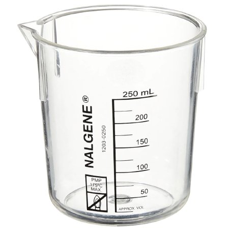 Nalgene - Laboratory Beaker Griffin Low-Form PMP 250 mL (8 oz.) - 1203 ...