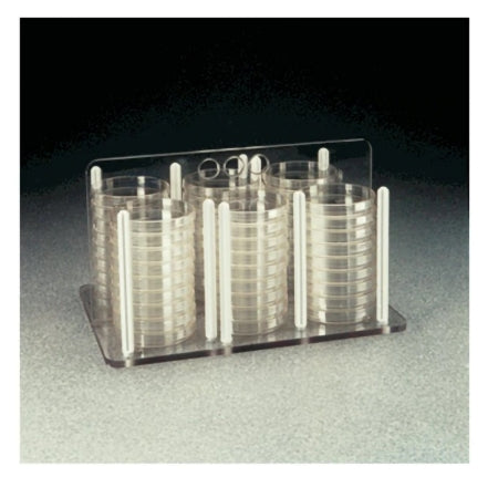 Nalgene - Petri Dish Rack Clear, Plastic, With Lid For 60 mm Petri Dis ...