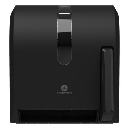 GP Pro - Paper Towel Dispenser Black Plastic Push Paddle 8 Inch Roll W ...