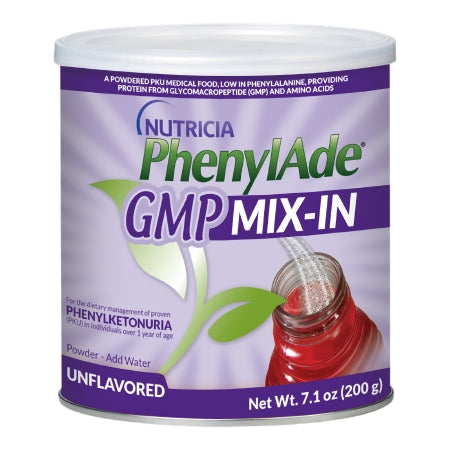 PhenylAde GMP Mix-In - PKU Oral Supplement Unflavored 200 Gram Can Pow ...