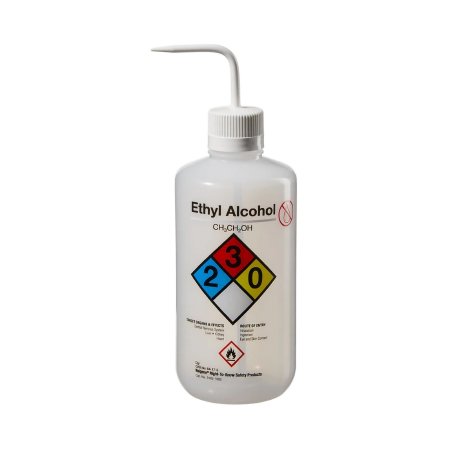 Nalgene Right-to-Know - Safety Wash Bottle Ethyl Alcohol Label / Narro ...