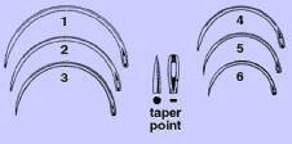 Anchor - Suture Needle 1/2 Circle Taper Point Needle Mayo Catgut Type ...