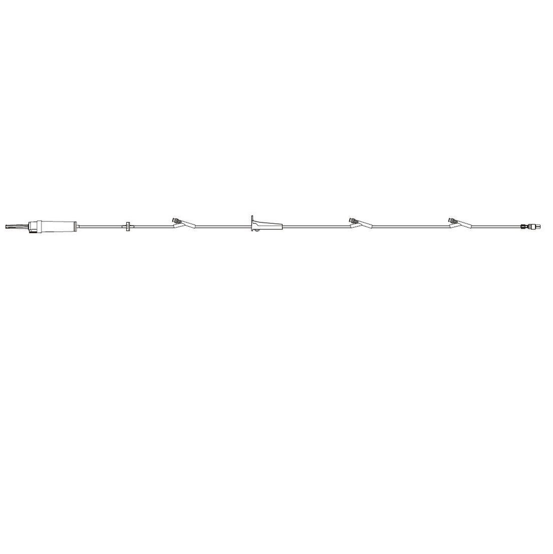 Becton Dickinson SmartSite Check Valve Roller Clamp Gravity set - 4249 ...