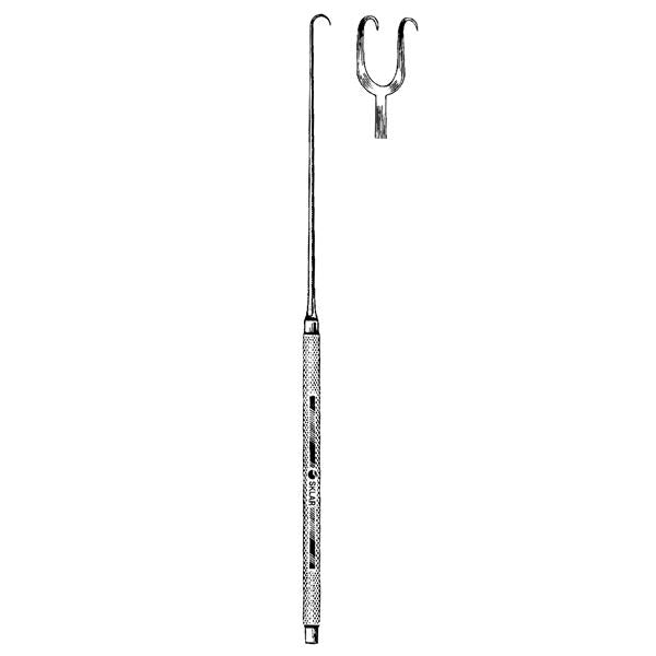 Sklar Instruments Hook Joseph 6-1/4" 7Mm Sharp Double Prongs Stainless ...