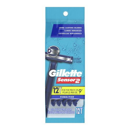Gillette Sensor2 - Razor Twin Blade Disposable - The Palm Tree Group ...