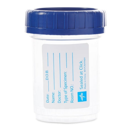 Click-N-Close - Specimen Container 90 mL (3 oz.) Screw Cap Patient Inf ...