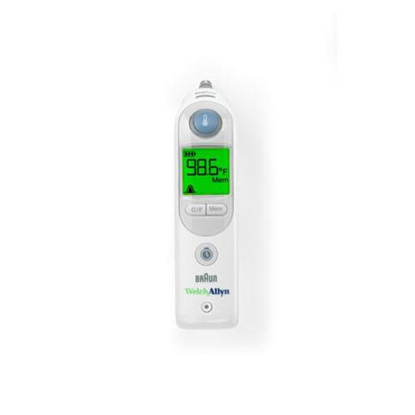 Welch-Allyn Thermometer Digital Braun Thermoscan Pro 6000 Ear Dual Sca ...