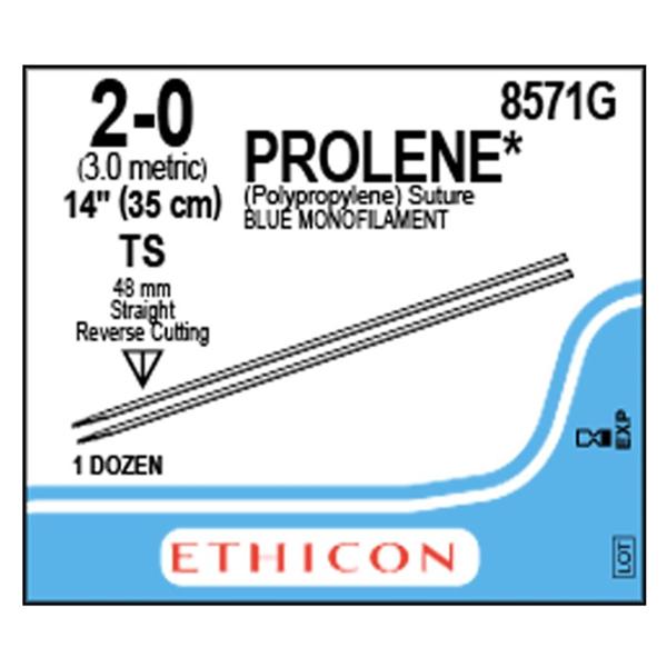 Ethicon Inc,a J & J Company Suture 2-0 Polypropylene Ts/Ts Prolene Blu — Serfinity Medical