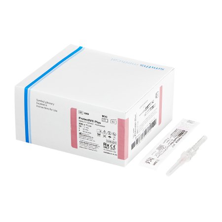 Protectiv Plus - Peripheral IV Catheter 20 Gauge 1.25 Inch Retracting ...