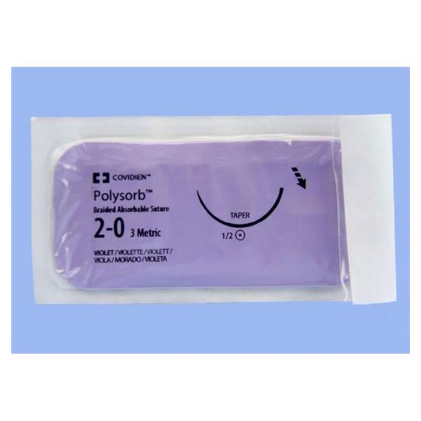 Medtronic MITG-Covidien Suture 2-0 Polyester Gs-21 Polysorb Violet 30 ...