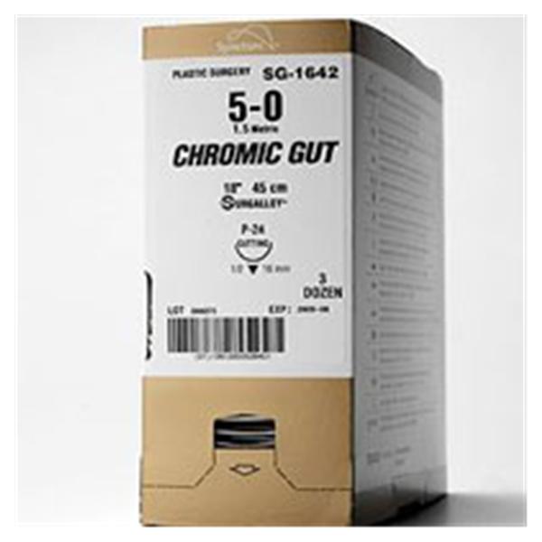 Medtronic MITG-Covidien Suture 4-0 Chromic Gut P-13 Surgigut Undyed 18 ...