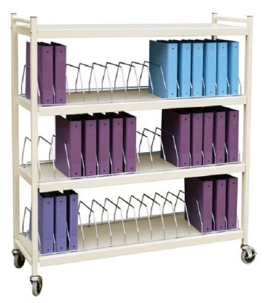 Omnimed Wide Open Style Chart Rack (Wired Dividers), Beige — Serfinity ...