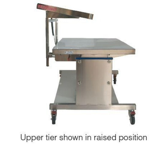 Pedigo Space Station Adjustable Illuminated Two Tier Back Table ...