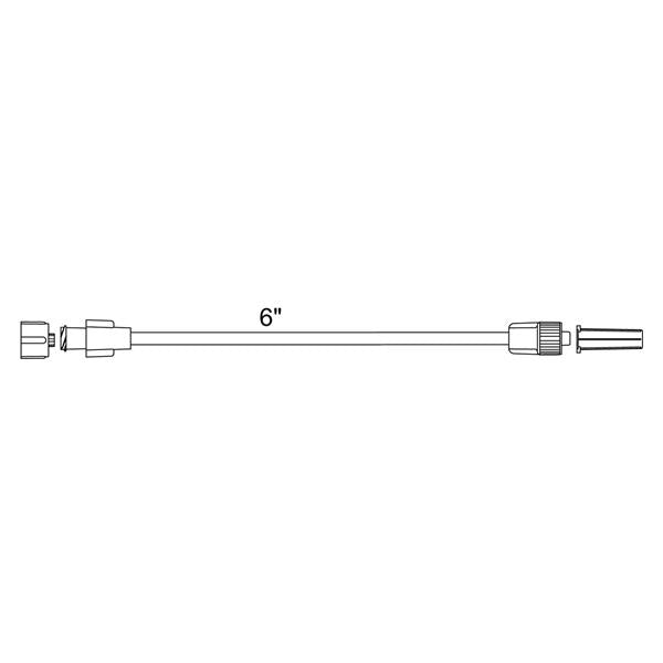 Smiths Medical ASD Iv Extension Set Medex 6" Male Luer Lock Adapter Pr ...
