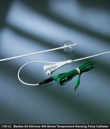 Bardex - Temperature-Sensing Foley Catheter 3-Way / 5-1/2 Foot Extensi ...