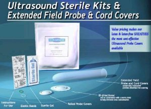 Sheathesâ„¢ - Ultrasound Transducer Cover Kit 3-1/2 X 12 Inch Non Late ...