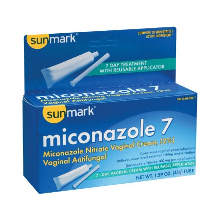 sunmark - Vaginal Antifungal 2% Strength / 100 mg Cream 1.59 oz. Tube ...