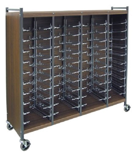Omnimed Horizontal Cabinet Style Chart Rack (Wired Dividers 1-4 Tier ...