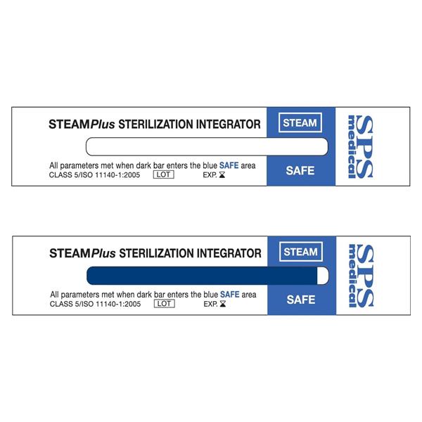 SPS Medical Integrator Strips Sterilization Steamplus Latex Free 100/P ...