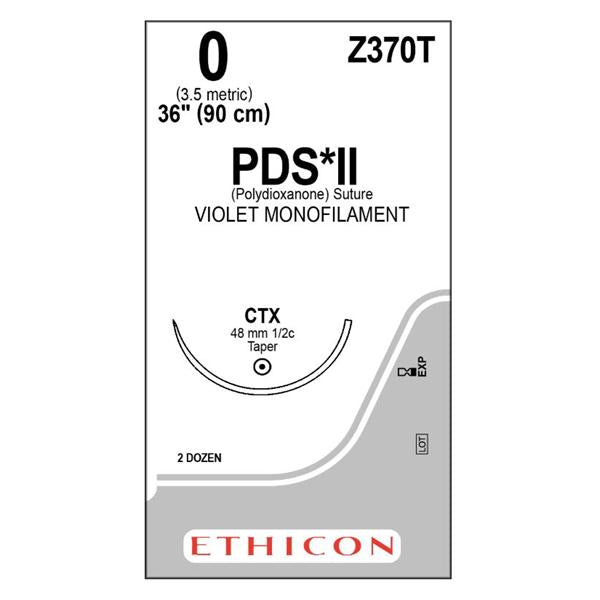 Ethicon Inc,a J & J Company Suture 0 Polydioxanone Ctx Pds Ii Violet 3 — Serfinity Medical