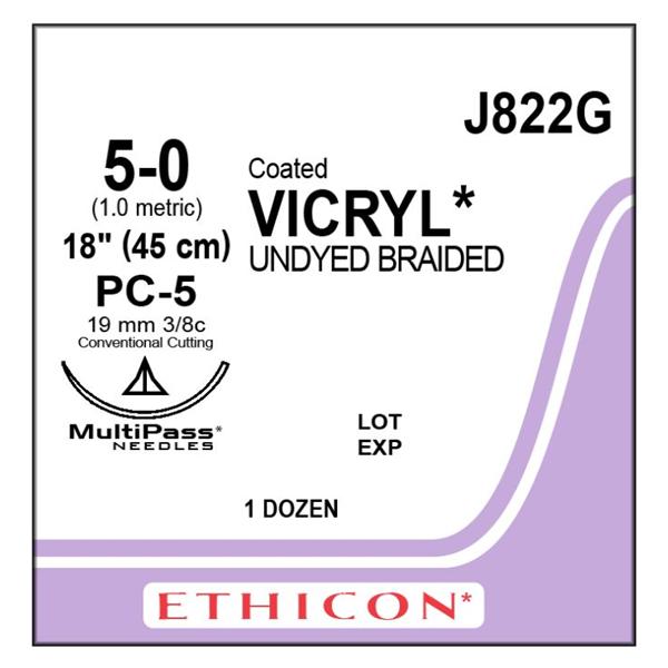 Ethicon Inc,a J & J Company Suture 5-0 Triclosan/Polyglactin 910 Pc-5 — Serfinity Medical