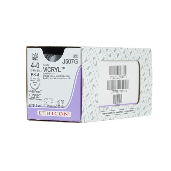 Ethicon Inc,a J & J Company Suture 4-0 Polyglactin 910 Ps-4 Vicryl Und — Serfinity Medical