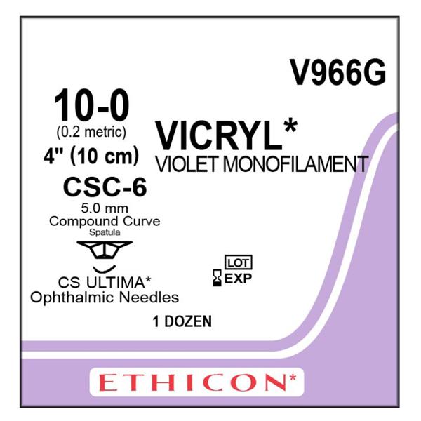 Ethicon Inc,a J & J Company Suture 10-0 Polyglactin 910 Csb-6 Vicryl V — Serfinity Medical