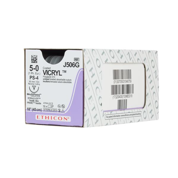 Ethicon Inc,a J & J Company Suture 5-0 Polyglactin 910 Ps-4 Vicryl Und — Serfinity Medical