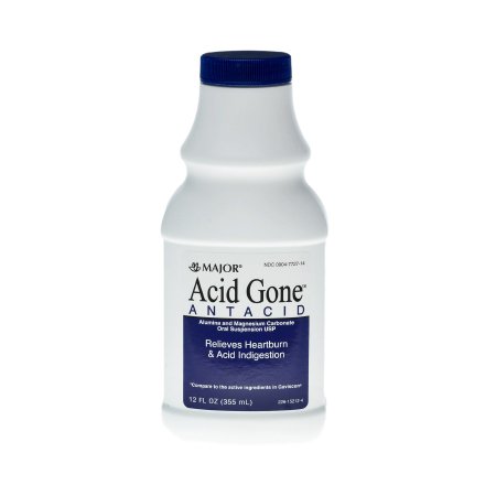 Acid Gone - Antacid 358 mg - 95 mg Strength Oral Suspension 12 oz. - M ...