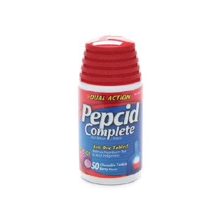 Pepcid Complete - Antacid 800 mg - 165 mg - 10 mg Strength Chewable Ta ...