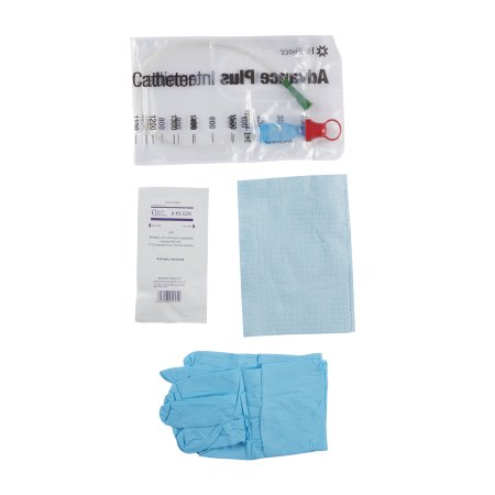 Advance Plus - Intermittent Closed Catheter Kit Coude Tip 14 Fr. Witho ...