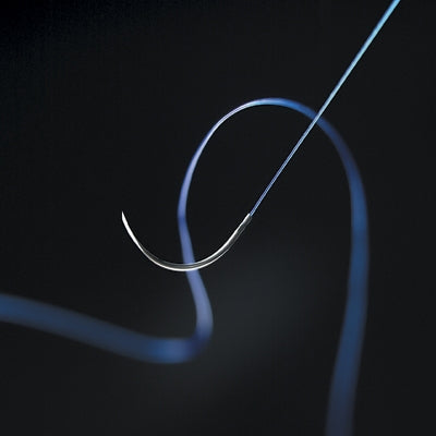 Aesculap Premilene Suture with Needle Nonabsorbable Uncoated Blue Sutu ...