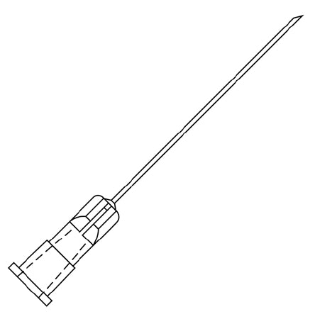 OASIS - Retrobulbar Block Needle Oasis Atkinson Style 23 Gauge 1-1/2 I ...
