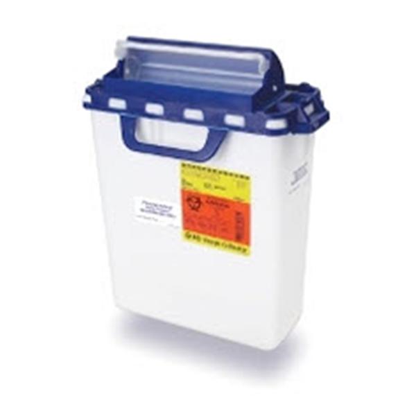 Becton-Dickinson Container Sharps 3Gal Plastic Blue/White Ea, 10 Ea/Ca ...