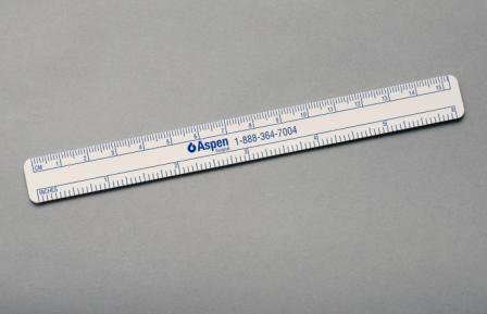 Aspen Surgical Products - Wound Measuring Ruler 6 Inch Paper 6 Inch ...