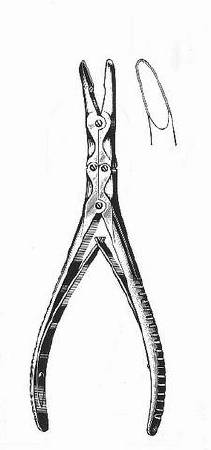 BR Surgical - Rongeur Zaufal Jansen Curved Double Spring Plier Type Ha ...