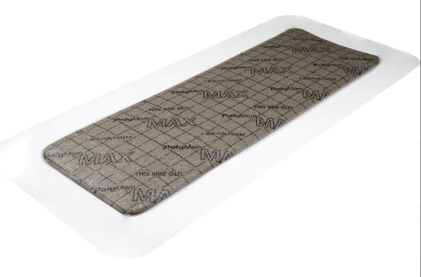 PolyMem Surgical MAX - Silver Foam Dressing 5-3/10 X 11 Inch Rectangle ...