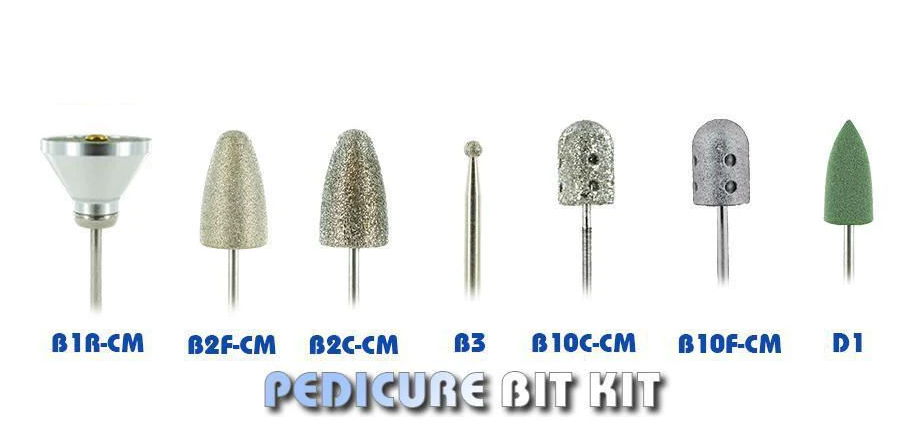 Medicool Inc BURR KIT, PODIATRY PEDICURE ASSORTED BURRS - KIT-PED2 ...