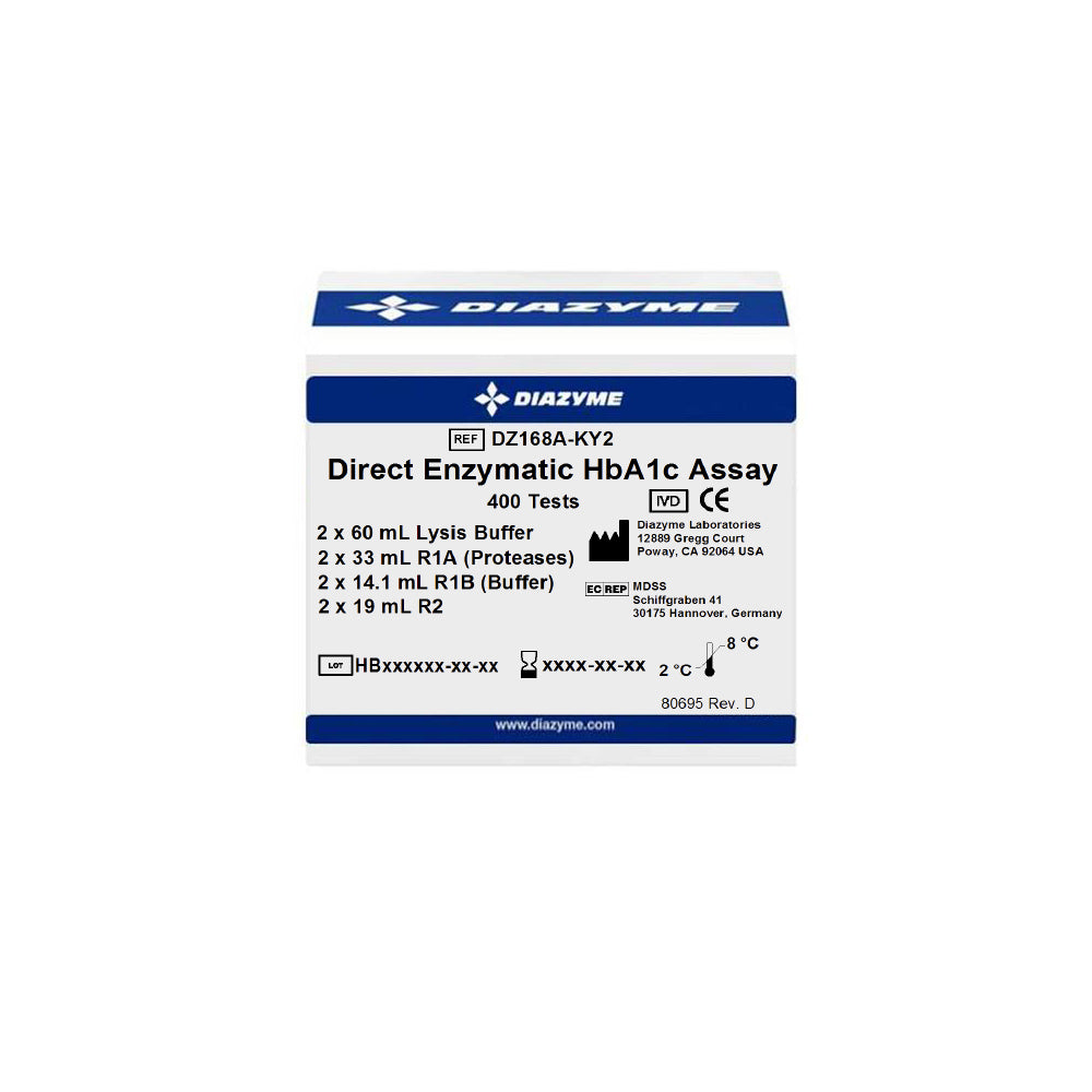 Diazyme Laboratories Test Kit Diabetes Management HbA1c Test Whole Blo ...