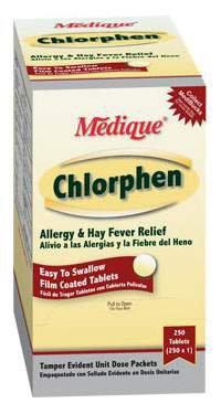 Chlorphen - Allergy Relief 4 mg Strength Tablet 1 per Box - 24164 ...
