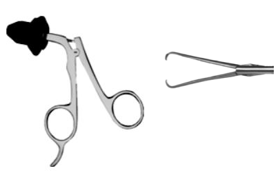 Elmed 10mm Dissectors and Graspers Schroeder Tenaculum Single Tooth ...