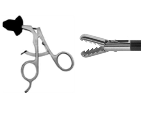 Elmed 5mm Dissectors and Graspers Cup Shaped Grasper with Retrofacing ...