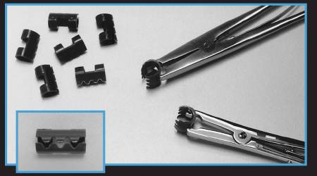 Teleflex Medical Clip Applying Forceps Raney Spring Handle Straight Te ...