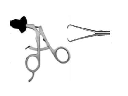 Elmed 5mm Dissectors and Graspers Schroeder Tenaculum, Single Tooth ...