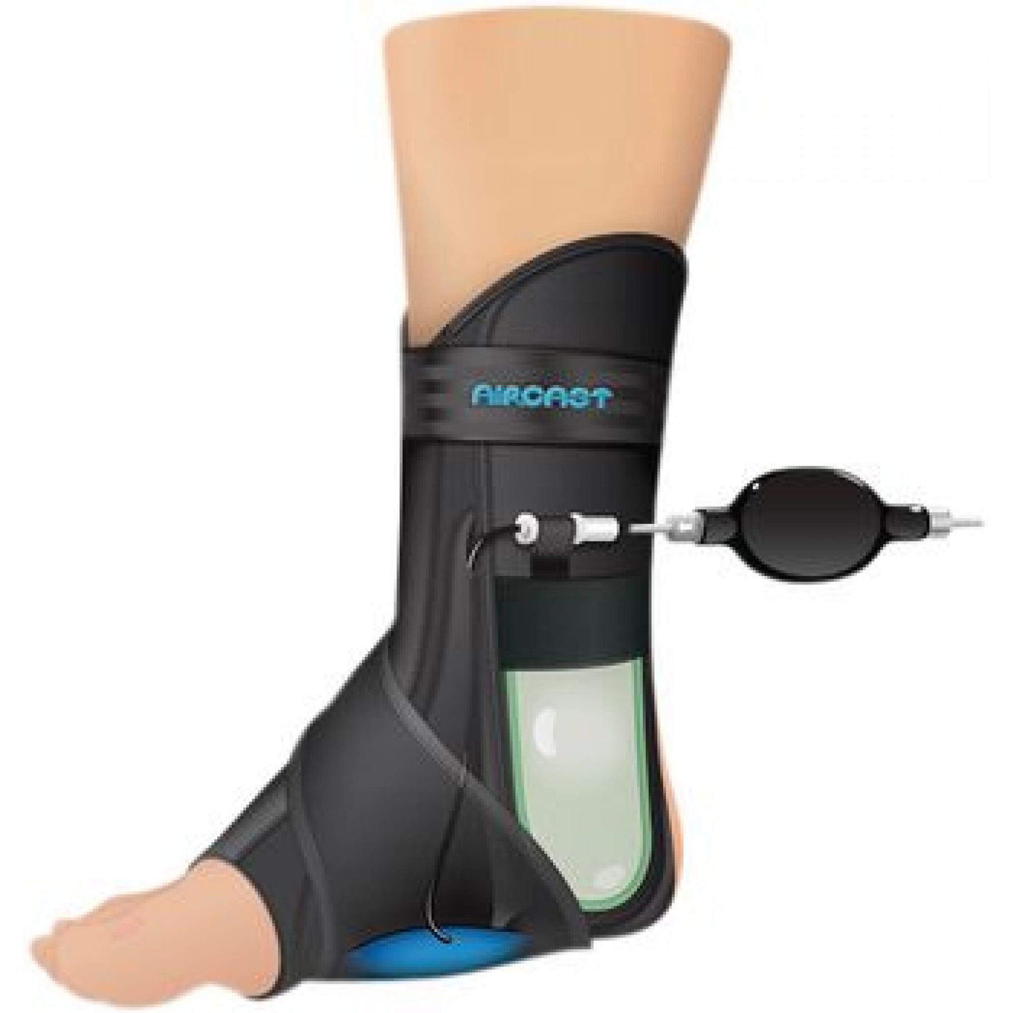 Aircast AirLift PTTD Brace, Black | Ankle Brace — Serfinity Medical